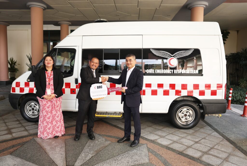 JPMC EXTENDS A LIFELINE: DONATES AMBULANCE TO BRC FOR ENHANCED ...